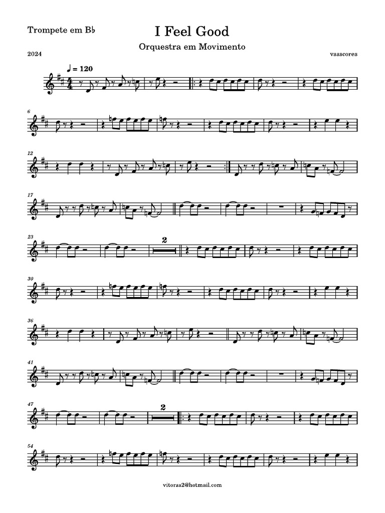 I Feel Good Trompete | PDF