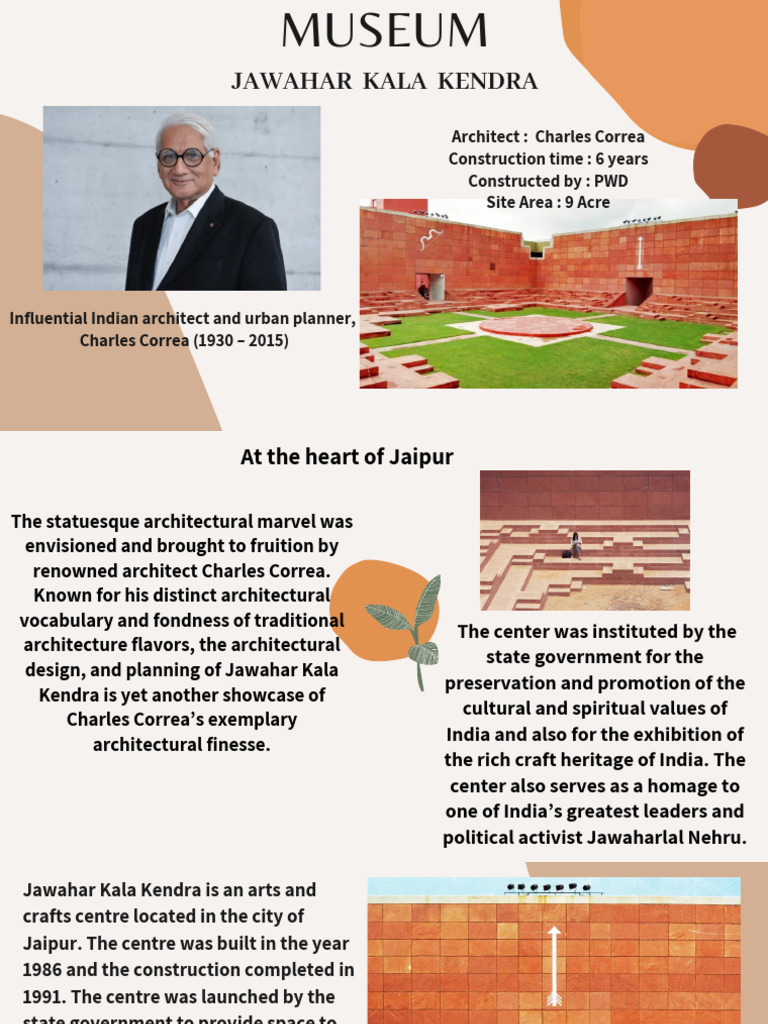 Designed Museum by Charles Correa | PDF