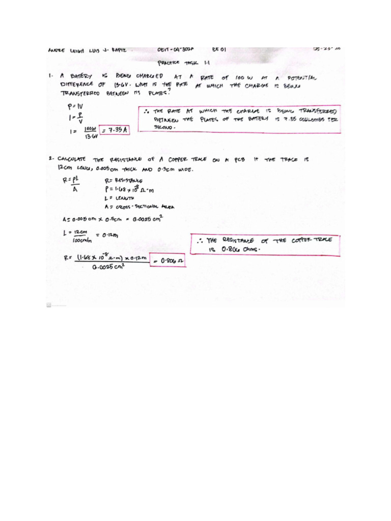 PRACTICE TASK 1.1 | PDF
