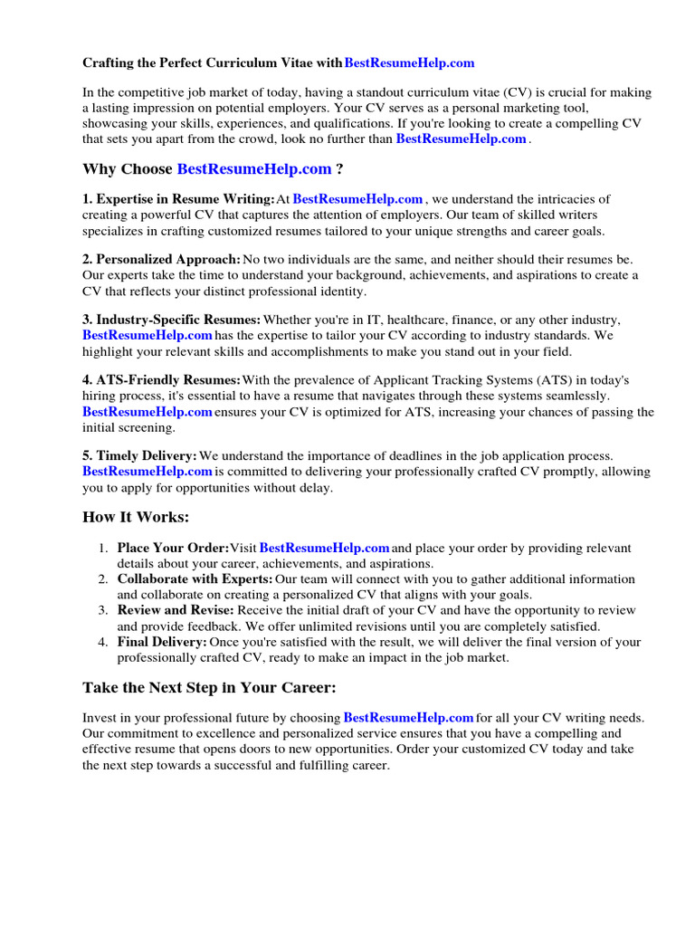 Curriculum Vitae English Chef | PDF | Résumé | Chef