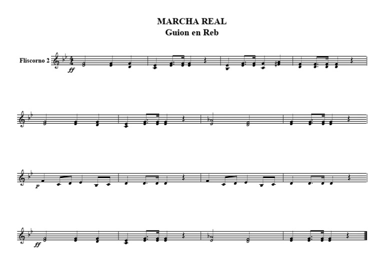 Marcha Real Trompeta 2 - 3 | PDF