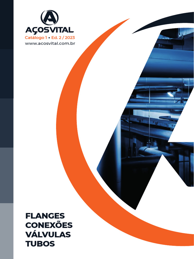 Catálogo de Flanges e Conexões 2023 | PDF | Aço | Polietileno