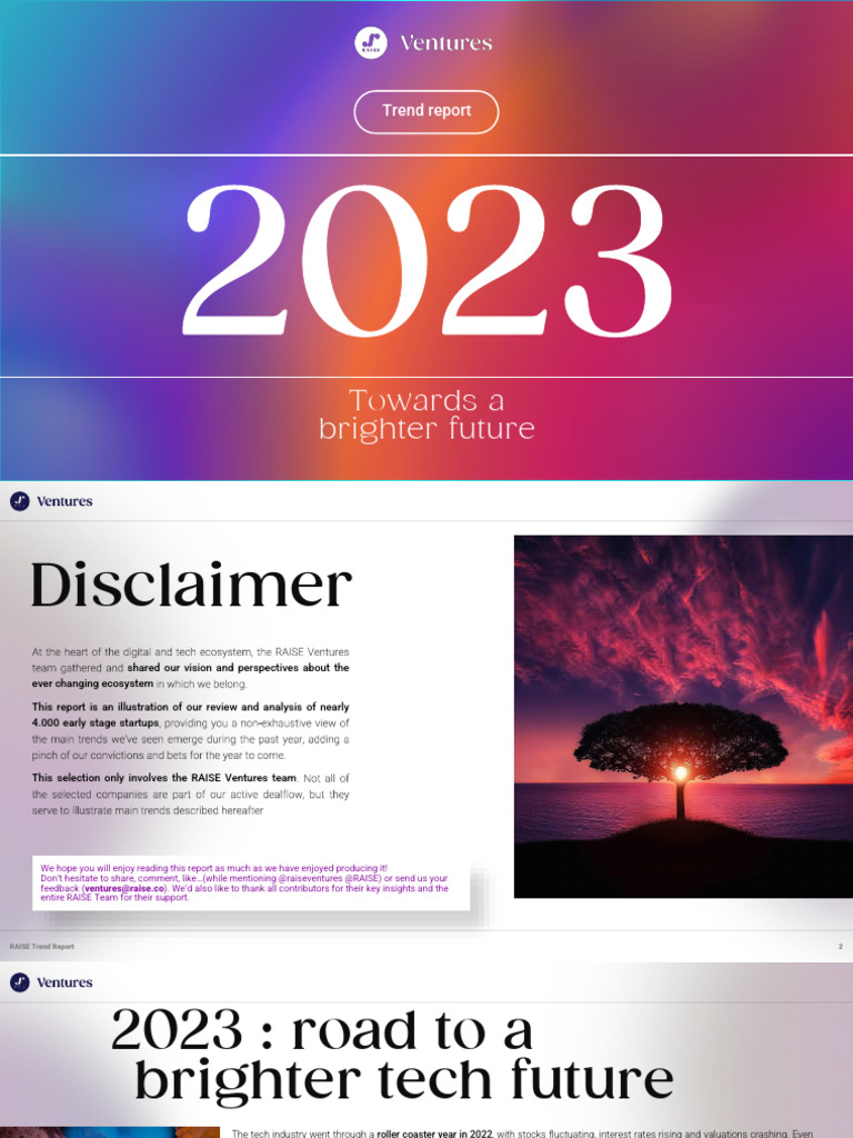 RAISE 2023 Trend Report: Tech Insights | PDF | Climate Change ...