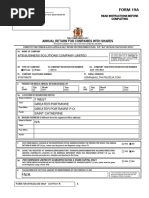 Annual Return Form28 | PDF | Law