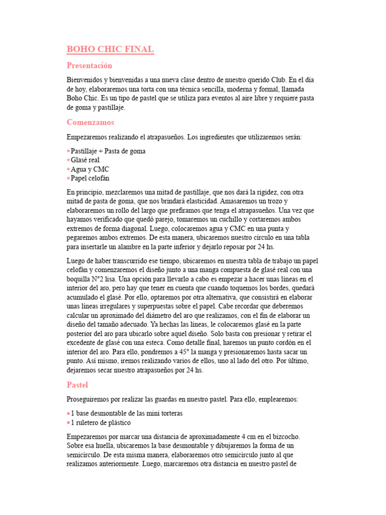 Resumen - Boho Chic | PDF | Papel