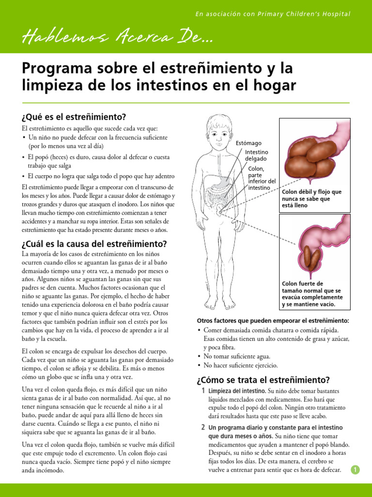 Constipation and Home Bowel Program (Let's Talk About... Pediatric ...