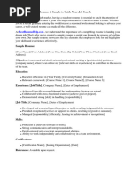 Fsu Resume Examples | PDF | Résumé
