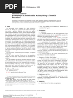 Astm E2149 | PDF | Colony Forming Unit | Antimicrobial
