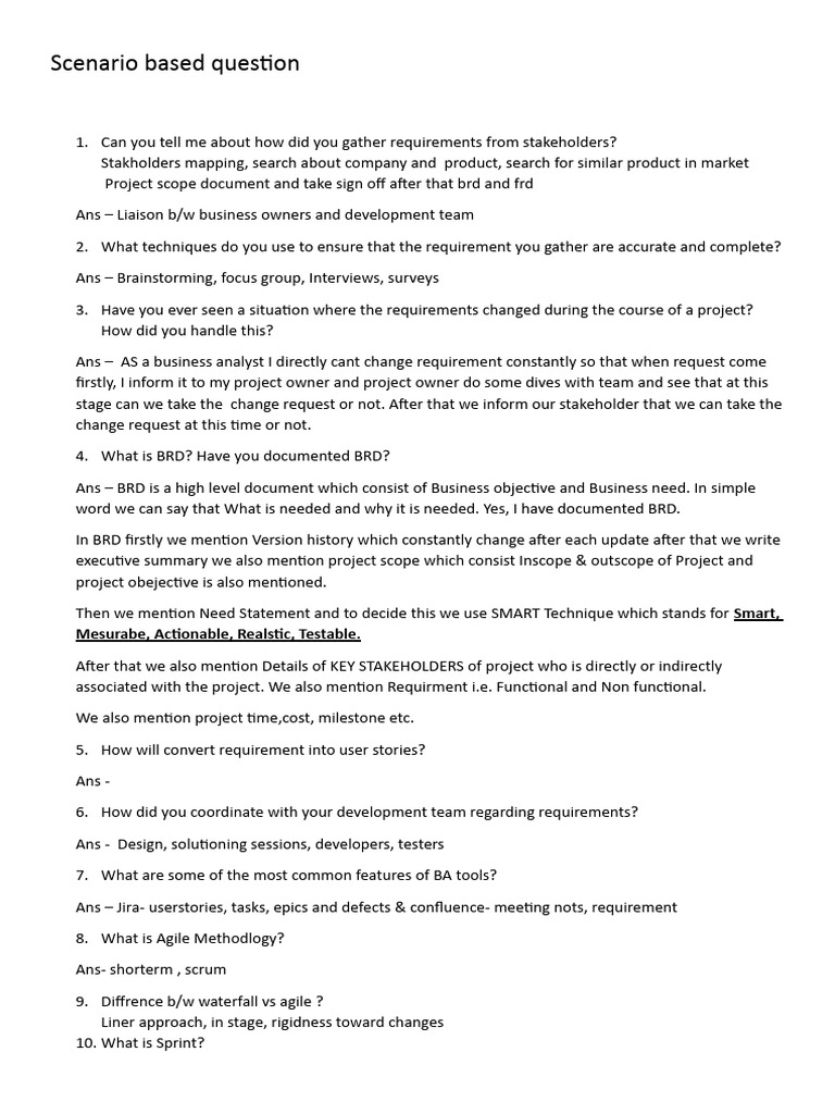 Ba Ques | Download Free PDF | Scrum (Software Development) | Computing