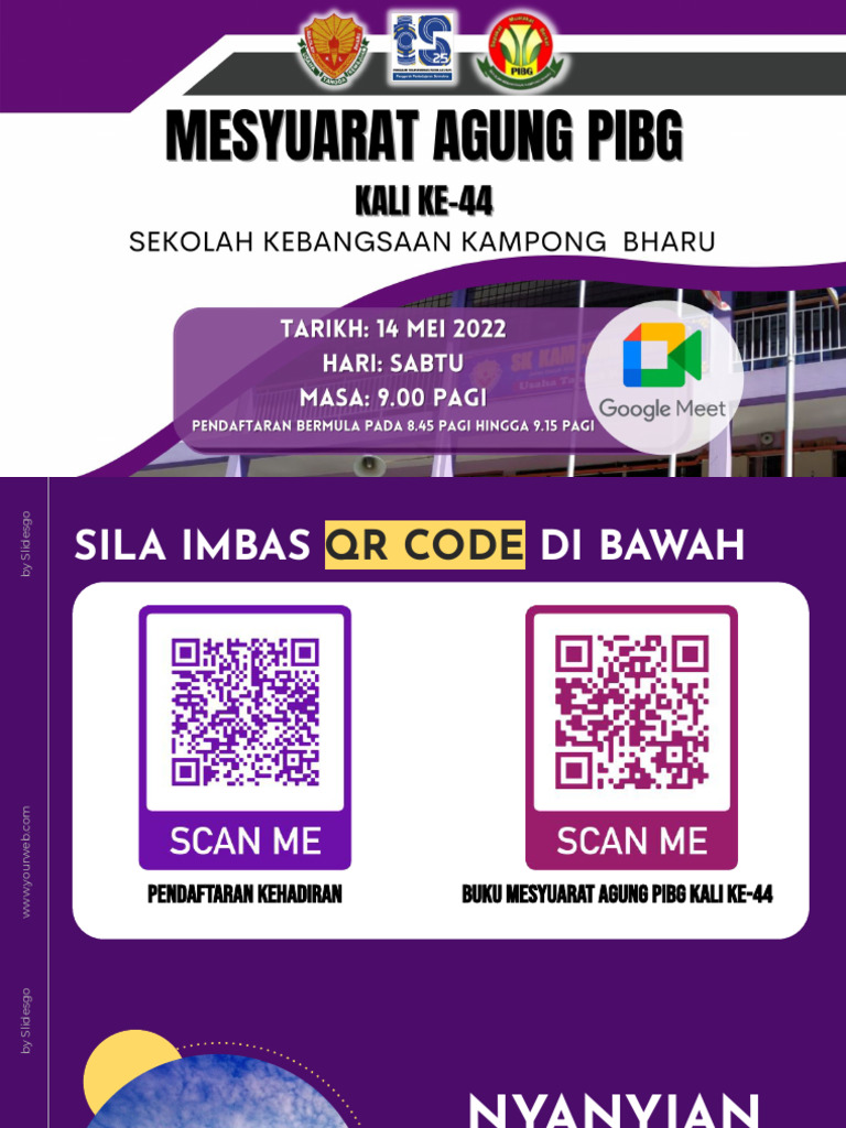 Slaid Mesyuarat Agung PIBG Kali Ke-44 | PDF