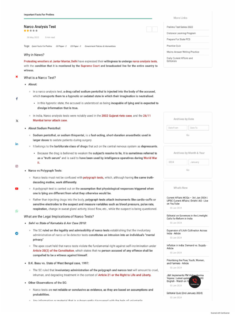 WWW Drishtiias Com Daily Updates Daily News Analysis Narco Analysis ...