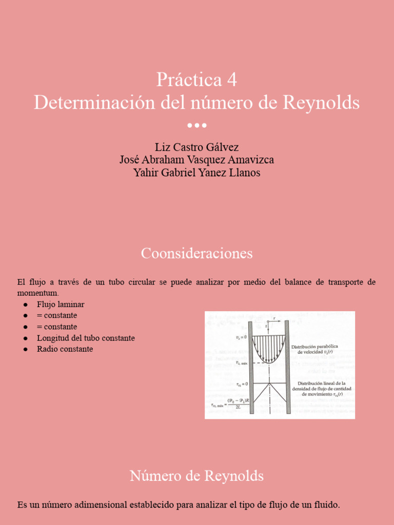 Práctica 4 Determinación Del Número de Reynolds | PDF | Numero Reynolds | Turbulencia