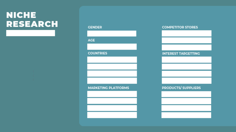 Dropshipping Course - Nich Research PDF | PDF