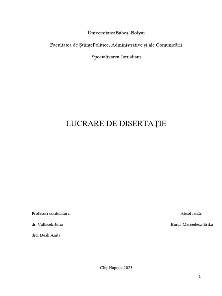 Burca Szakdolgozat | PDF