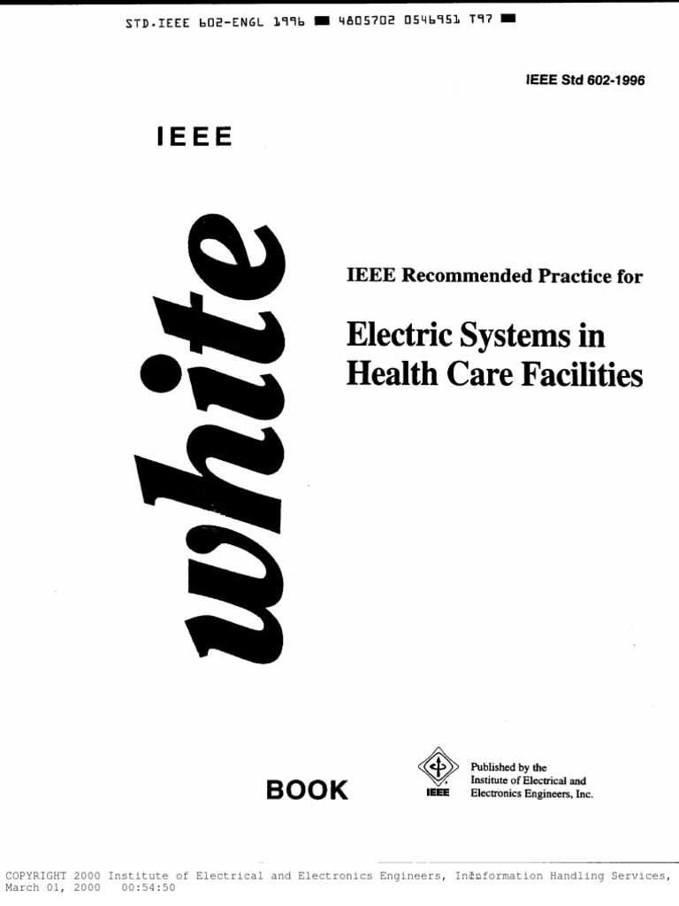 IEEE White Book | Download Free PDF | Electronic Engineering | Electricity