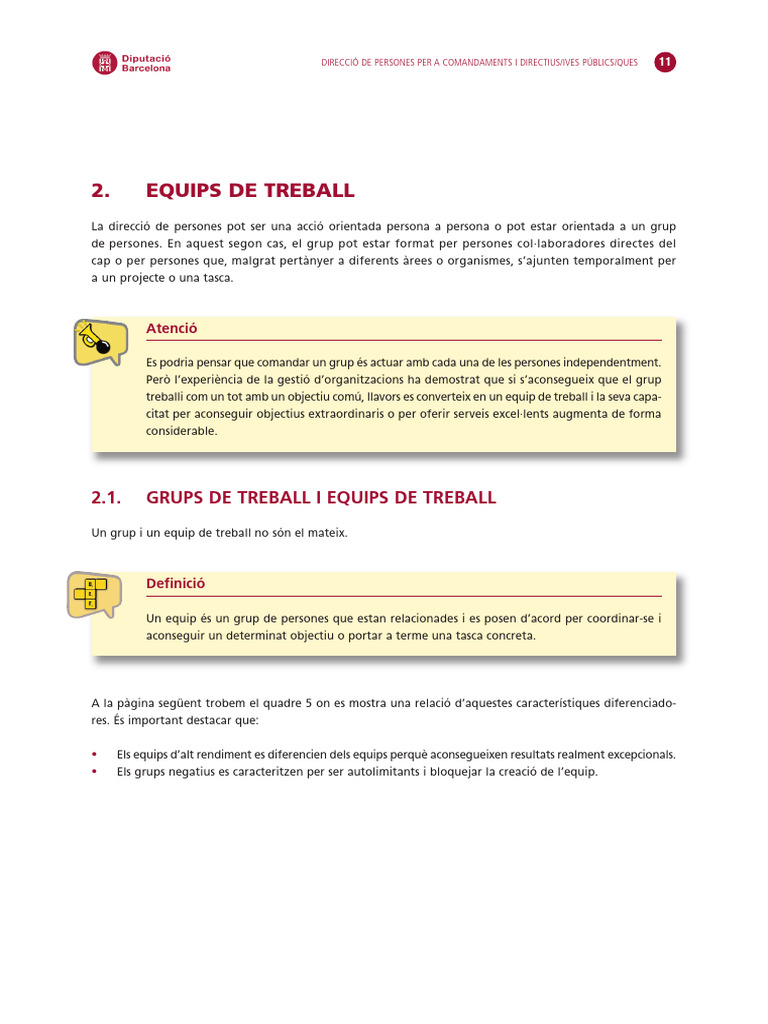 FOPP Grup de Treball | PDF