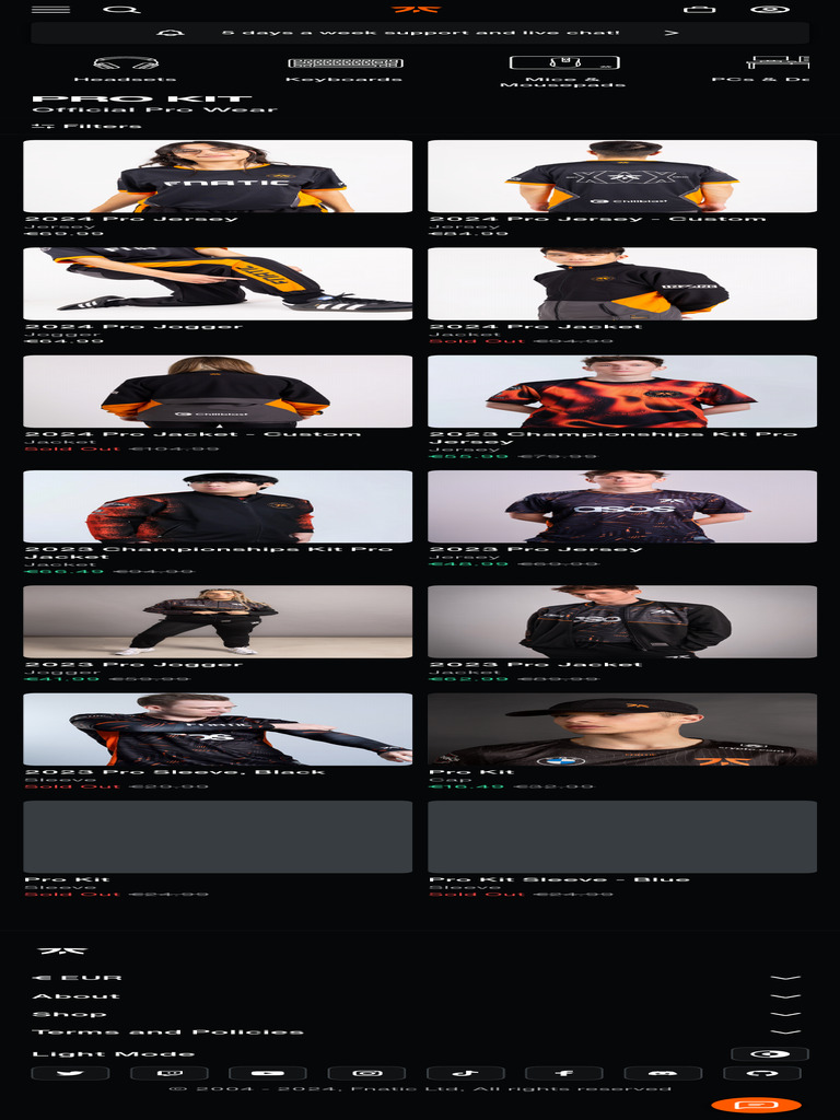 Fnatic Pro Kit Fnatic Shop - Fnatic | PDF