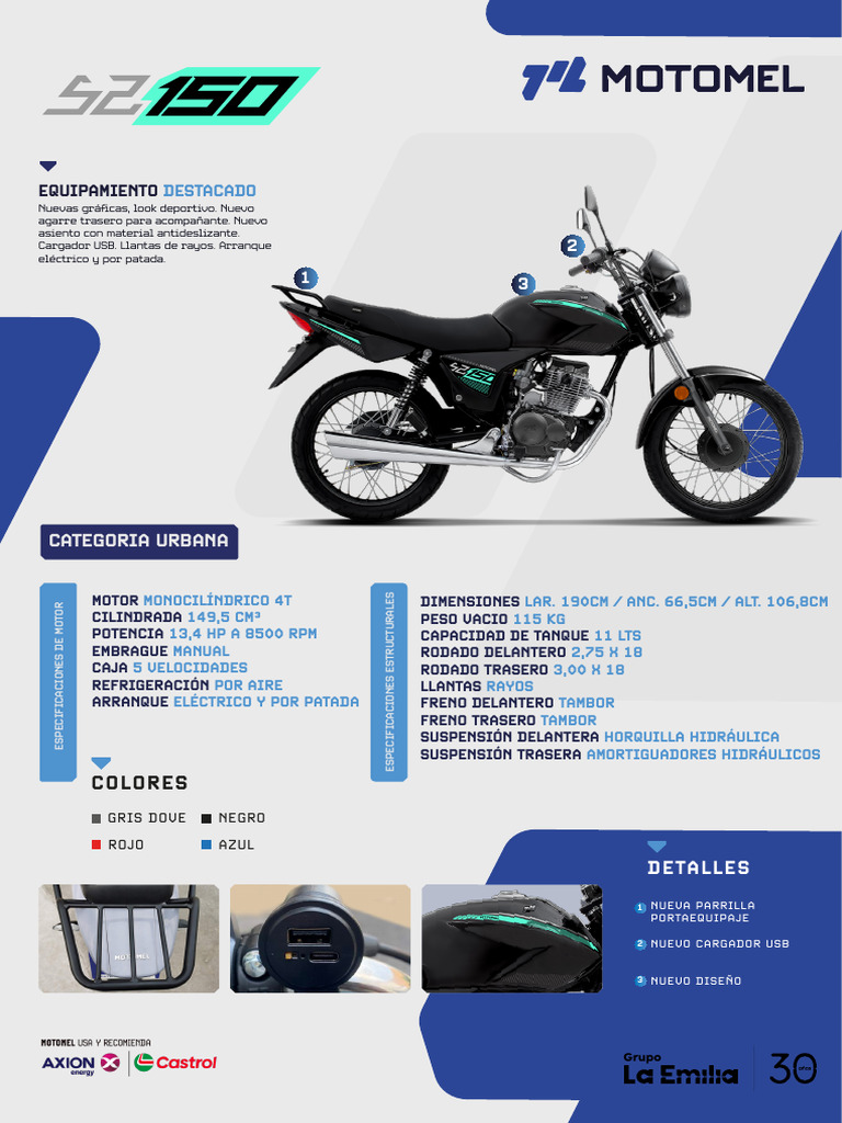 Ficha Tecnica s2 150 Start | PDF | Industria automotriz | Vehículos con tracción trasera