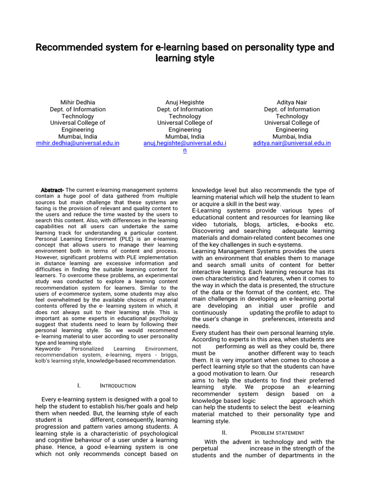 Be Project Ieee Report Final | PDF