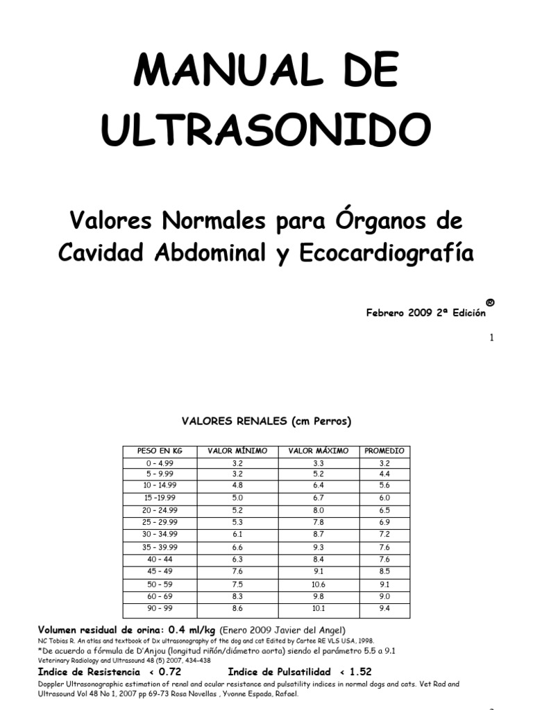 Manual de Ultrasonido 2009 | PDF | Ventrículo (corazón) | Corazón