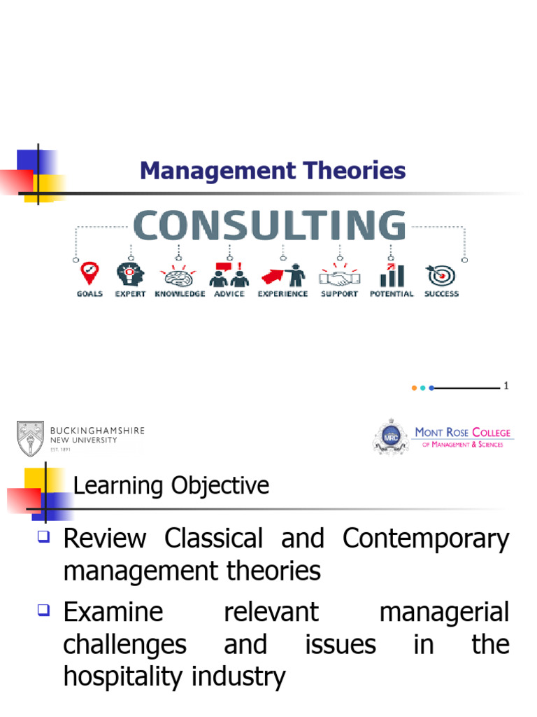 Lecture Week 6 - Management Theories & Managerial Challenges & Issues ... Lecture Week 6 - Management Theories & Managerial Challenges & Issues ...