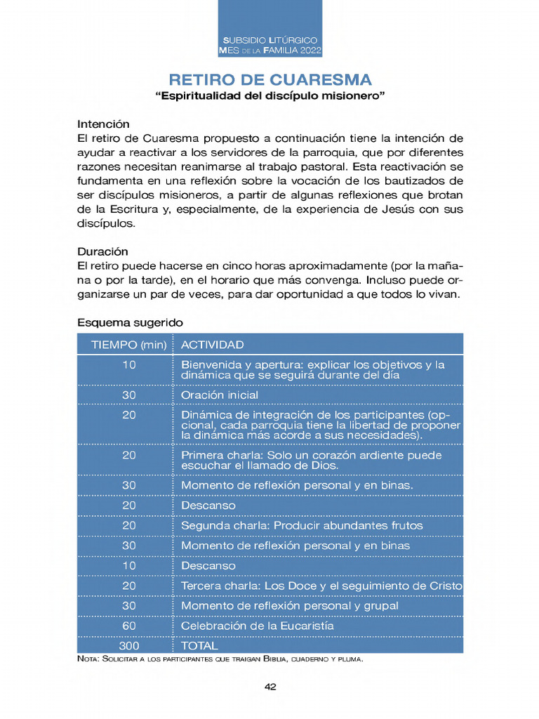 Retiro Cuaresmal para Servidores | PDF | Jesús | María, madre de Jesús