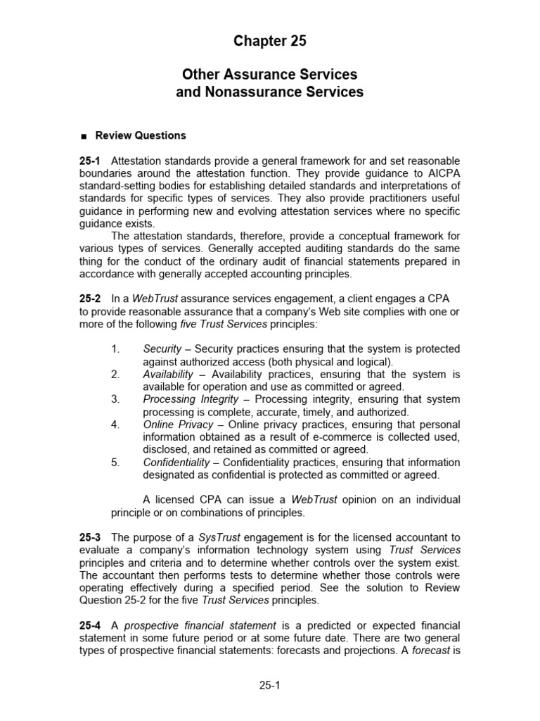 SM ch25 | PDF | Audit | Financial Audit