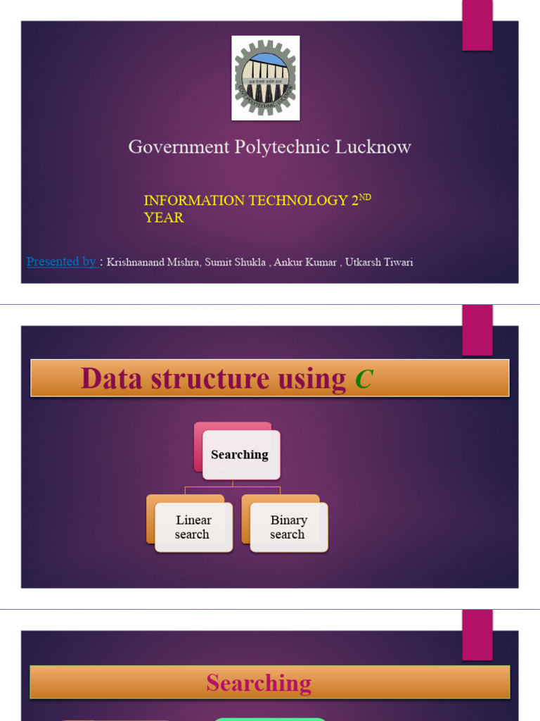 DSA Searching Techniques. | PDF | Software Engineering | Computer Data DSA Searching Techniques. | PDF | Software Engineering | Computer Data