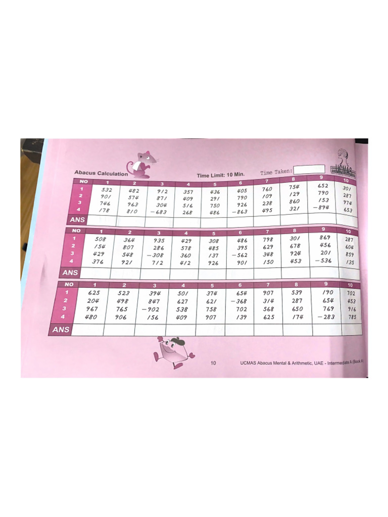 Abacus Calculation | PDF