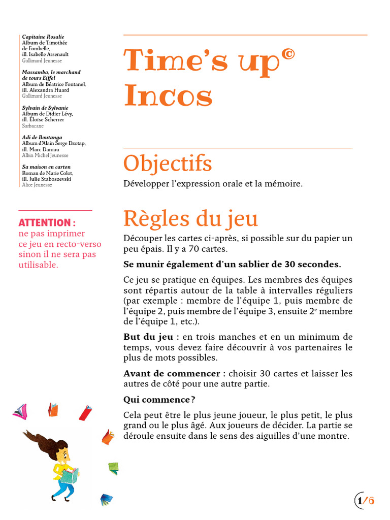 Mots Pour Times Up