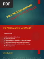VMC Programming | PDF | Numerical Control | Machining