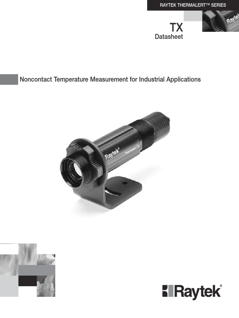 Raytek TX | Download Free PDF | Sensor | Electrical Engineering
