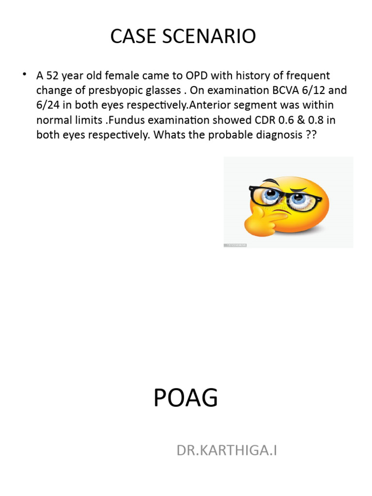 Poag Ug | PDF | Glaucoma | Causes Of Death
