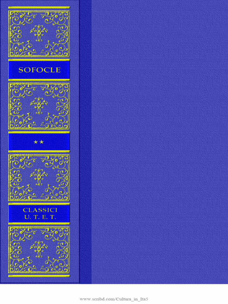 Sofocle, A Cura Di Guido Paduano-Tragedie e Frammenti. Vol. 2-UTET (1996) | PDF | Travel | Home ...