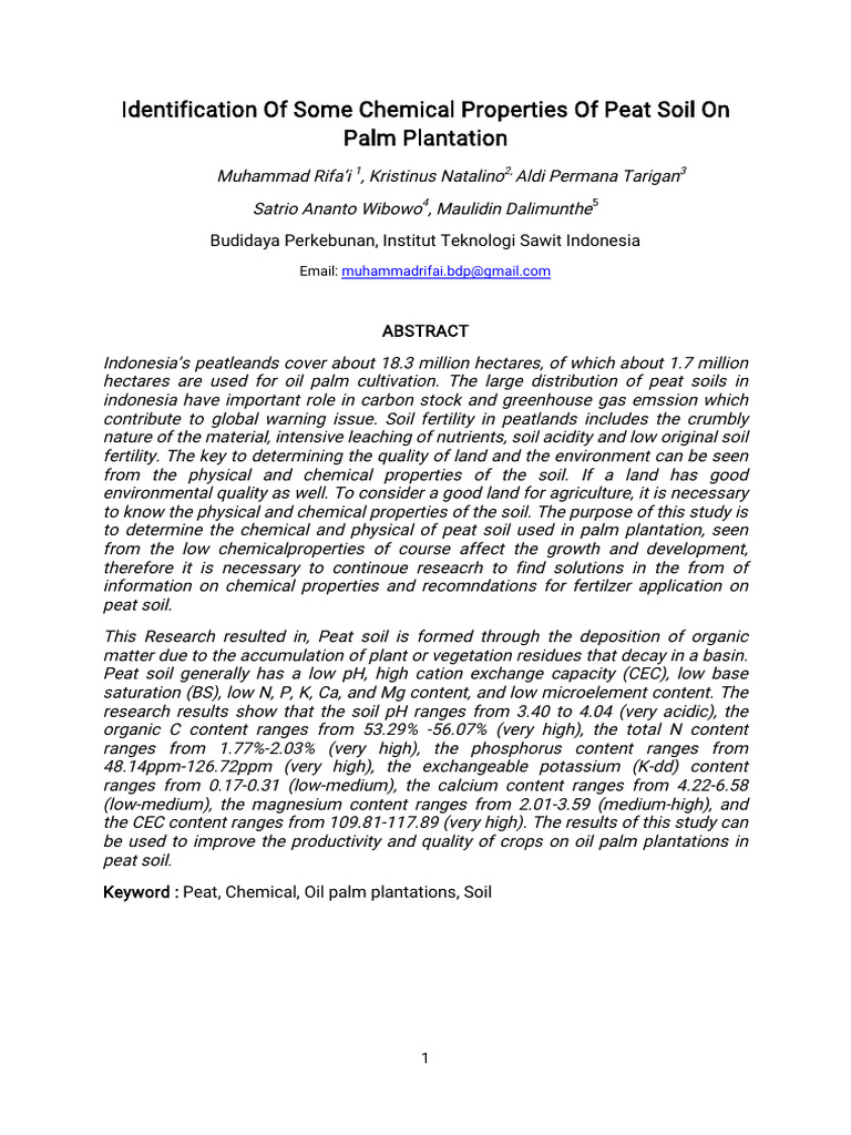 Jurnal Uas Kimia Kelompok 7 | PDF | Soil | Organic Matter