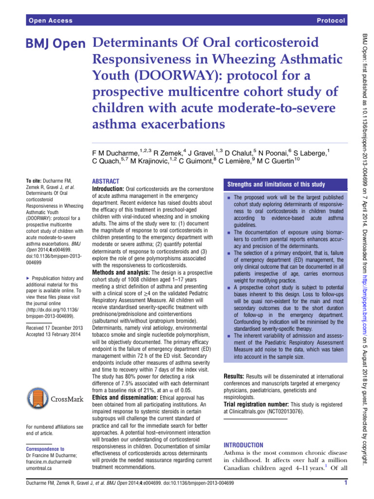 Asma y Cortic | Download Free PDF | Asthma | Medicine