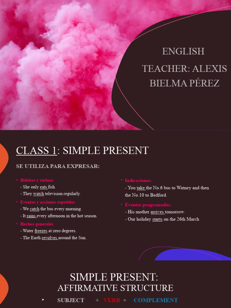 5.simple Present | PDF | Syntax | Language Mechanics