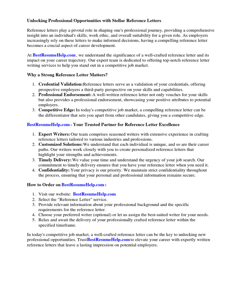 Reference Letter Known Person | PDF | Artificial Intelligence ...