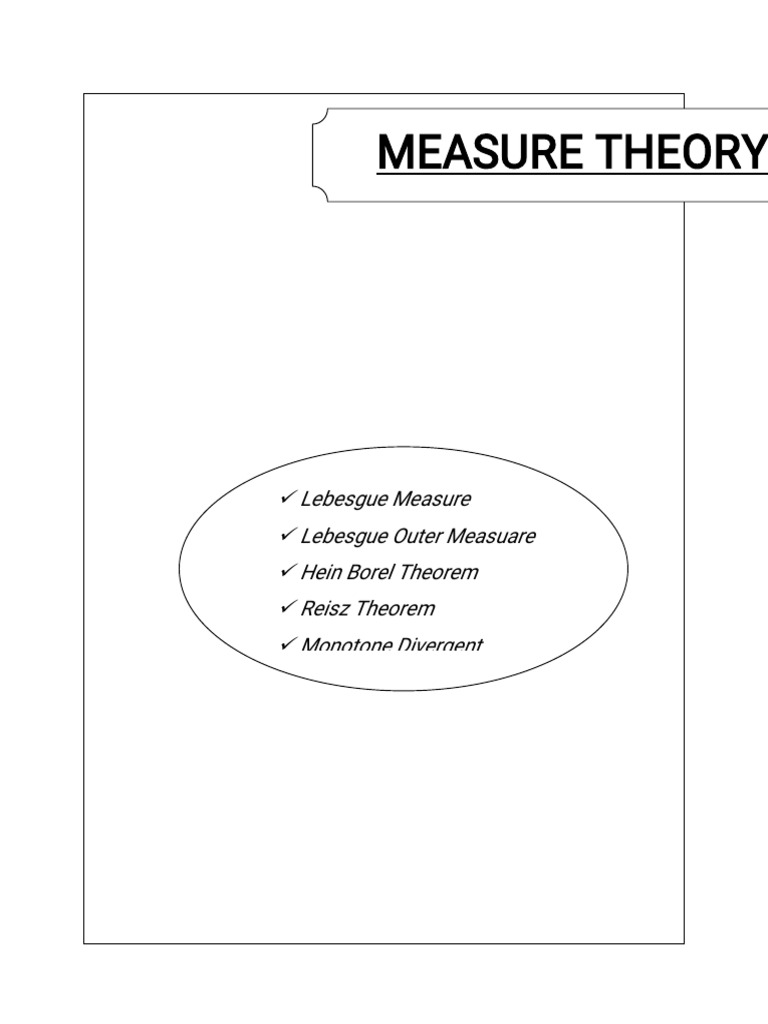 Measure Theory Pdf