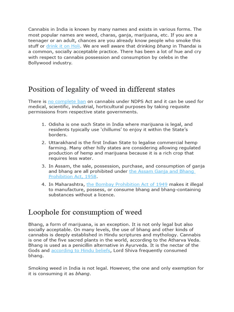 Cannabis | PDF | Cannabis (Drug) | Substance Abuse