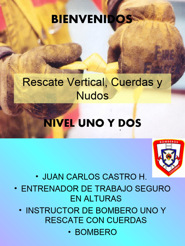 Rescate Vertical, Cuerdas y Nudos | PDF | Cuerda | Agua