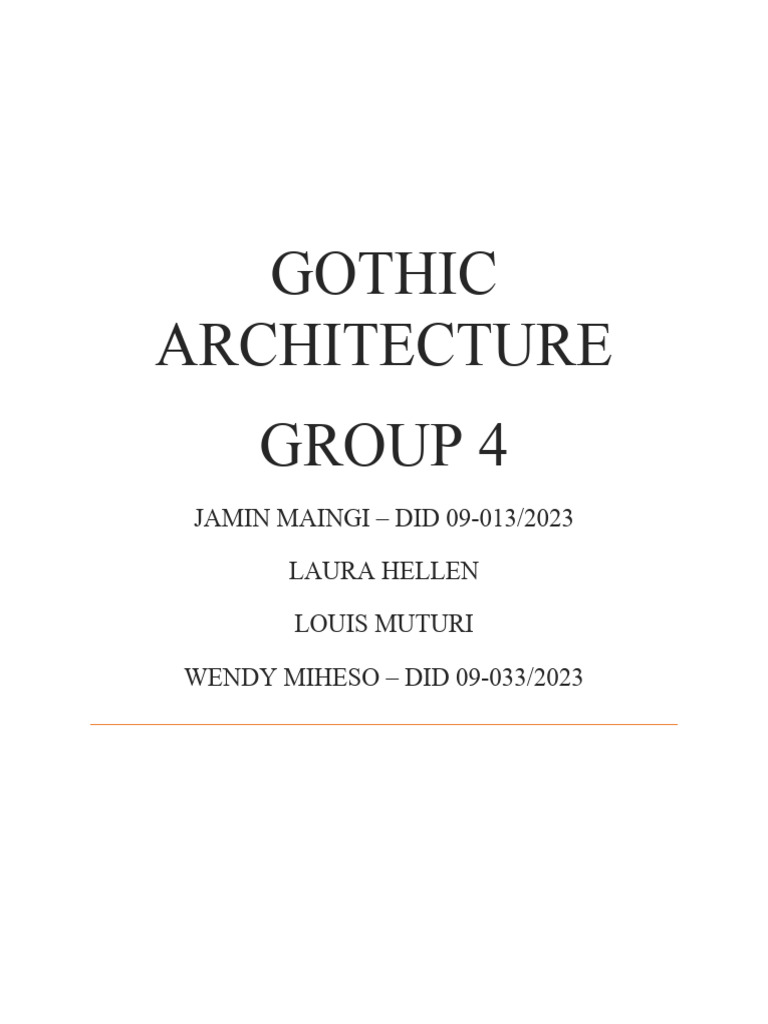 Gothic Architecture | PDF | Gothic Architecture | Architectural Design