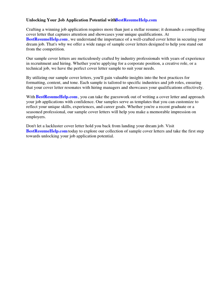 Sample Cover Letter Job Application Bank | PDF | Banks | Procedural ...