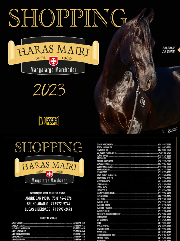 Shopping Haras Mairi 2023 | PDF