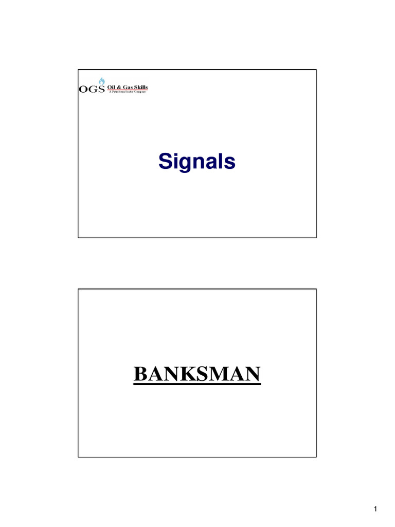 Signal | PDF | Hand | Crane (Machine)