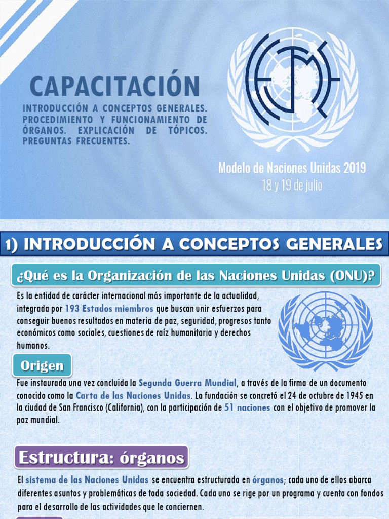 Guía Completa del Modelo ONU | PDF | Naciones Unidas | Relaciones ...