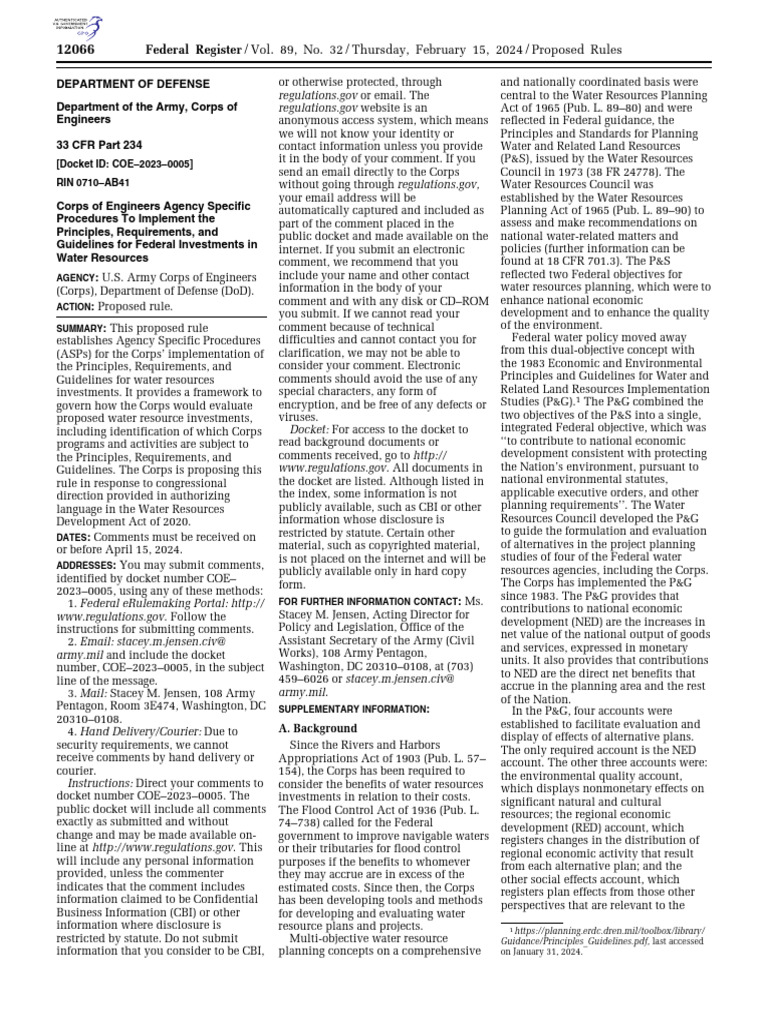 Federal Register / Vol. 89, No. 32 / Thursday, February 15, 2024 ...