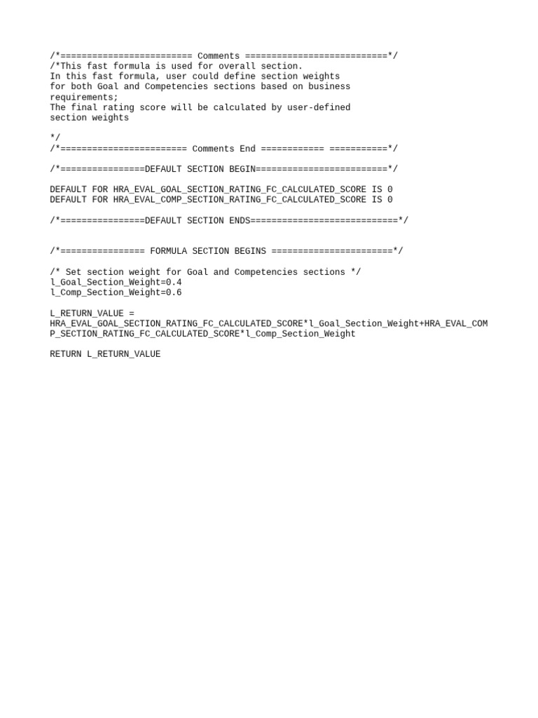 V Calculation Fast Formula Based On Section Weights | PDF