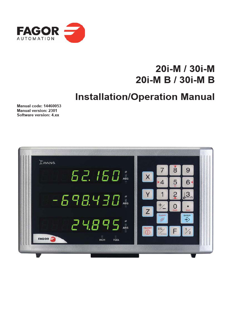 Readout Innova DRO - 2 and 3 Axis Milling Machine | PDF