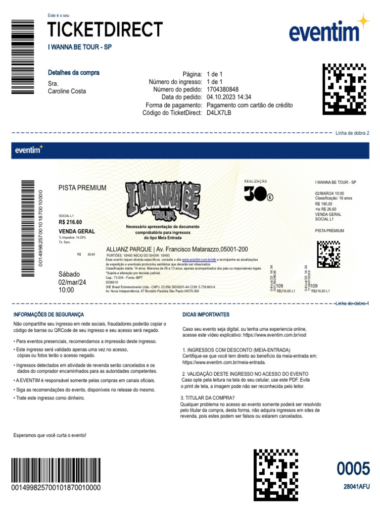 TicketDirect Eventim2 | PDF